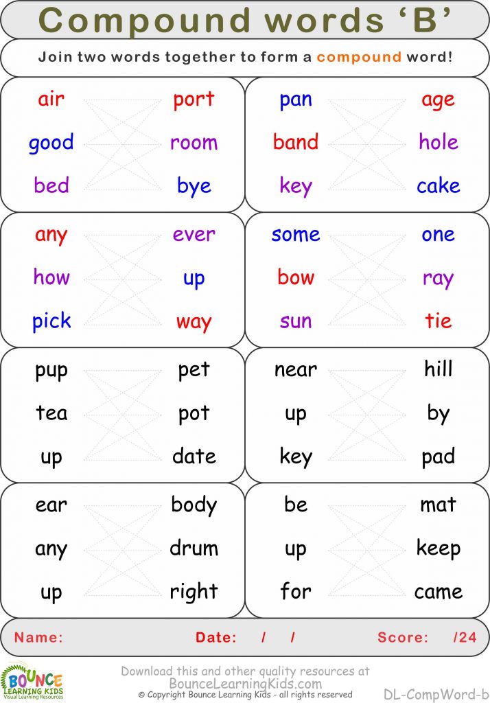 Compound Words - PORTALLAS