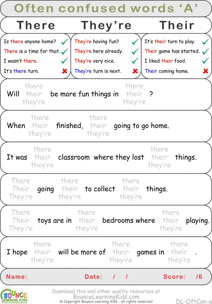 Often Confused Words - PORTALLAS